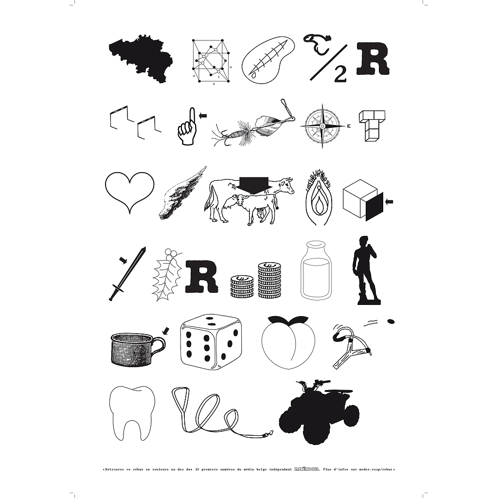 Poster rébus | Médor
